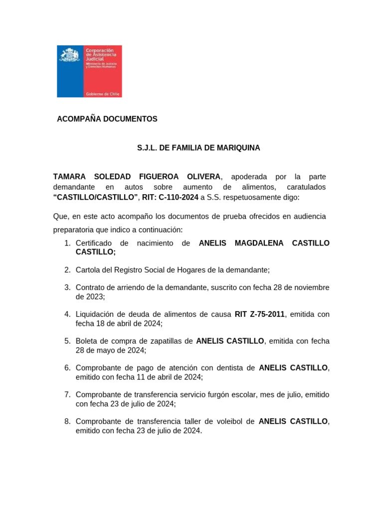 Acompaña Documentos 1. | PDF