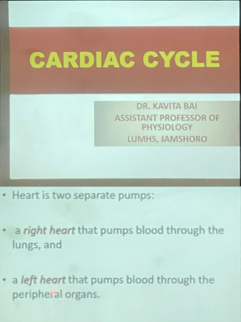 Cardiac Cylce | PDF