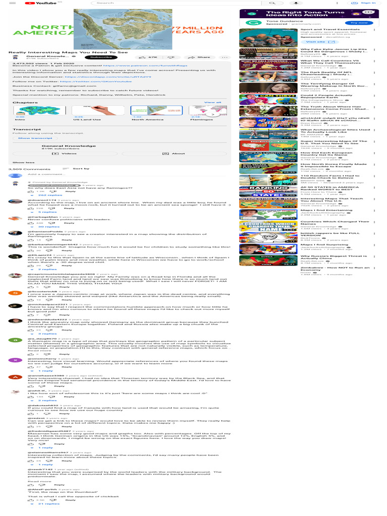 Really Interesting Maps You Need To See - YouTube | PDF
