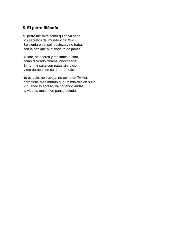 El Perro Filosofo | PDF