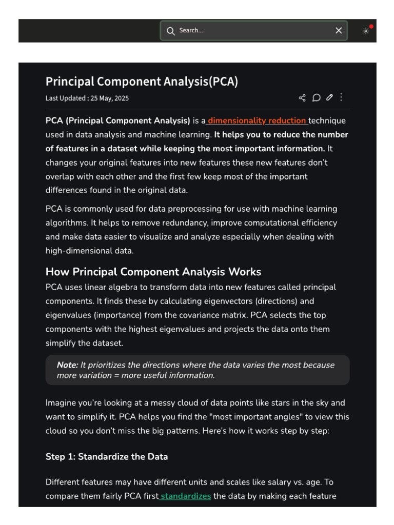 Dimensionality Reduction | PDF