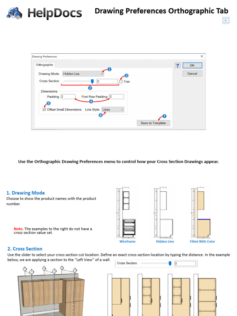 Orthographic Drawing Preferences Guide | PDF