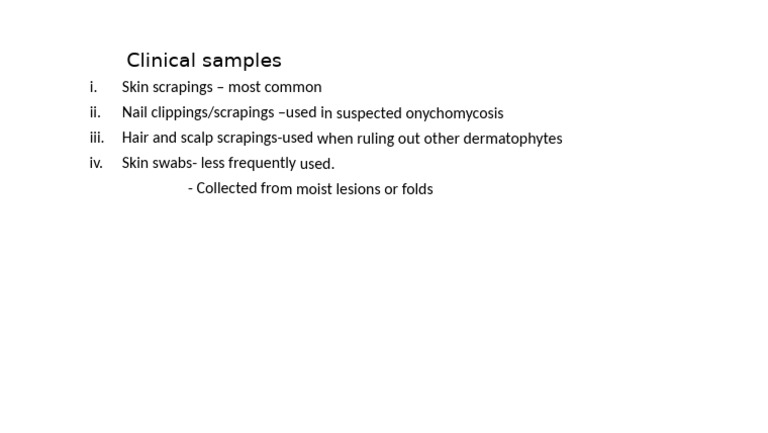 Clinical Samples | PDF