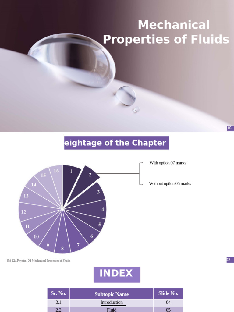 Mechanical Properties of Fluids Explained | PDF | Fluid Mechanics ...