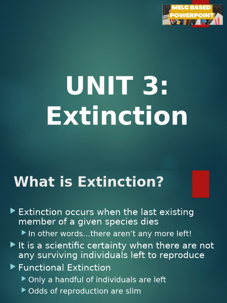 Understanding Extinction and Its Causes | PDF | Biodiversity | Extinction