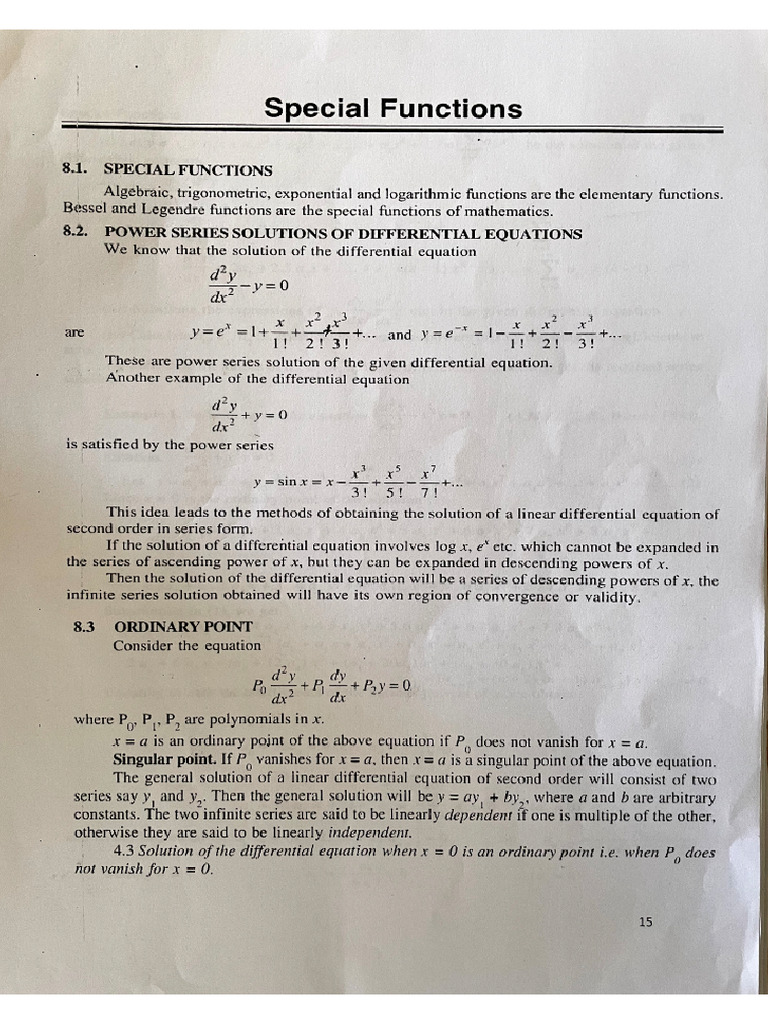 Math Method2 Lec II | PDF