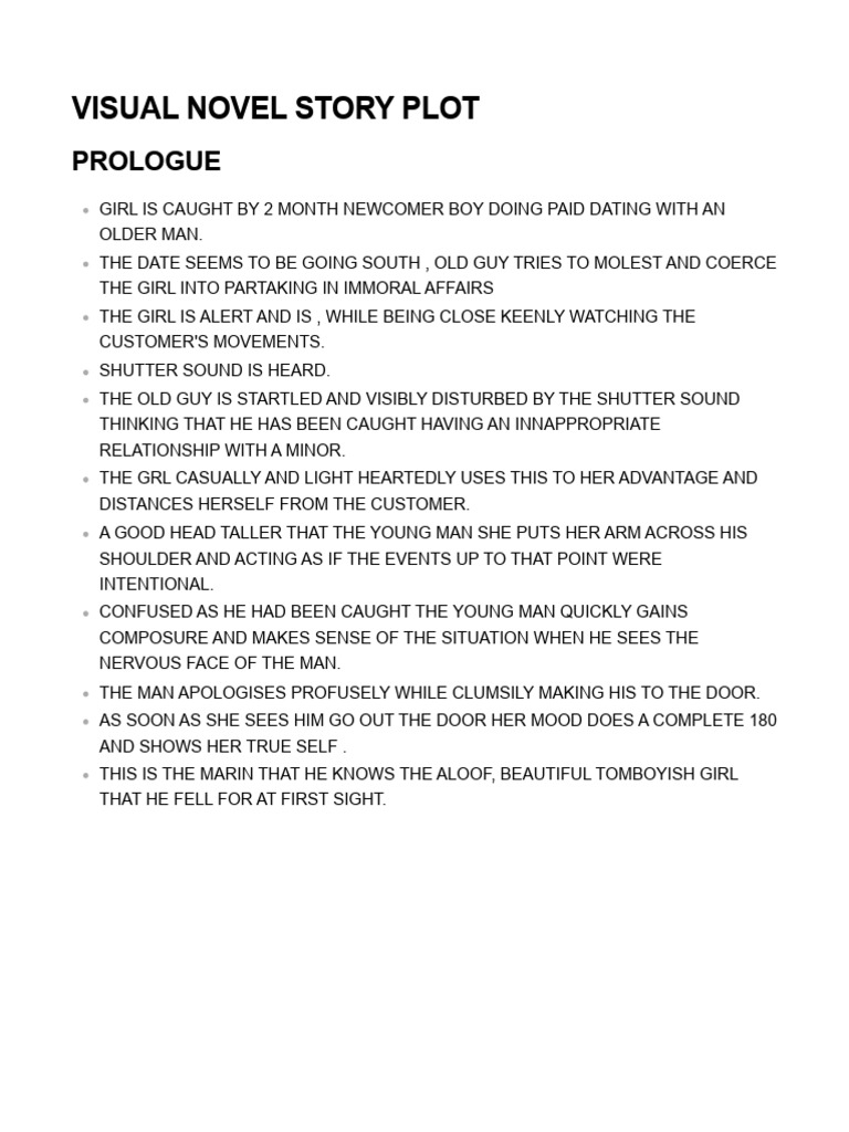 Visual Novel Story Plot | PDF