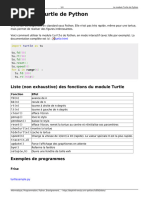 Tracer des cercles en Python avec Turtle | PDF