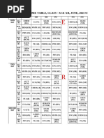Primary School Time Table 2024-25 | PDF | Communication | Mathematics