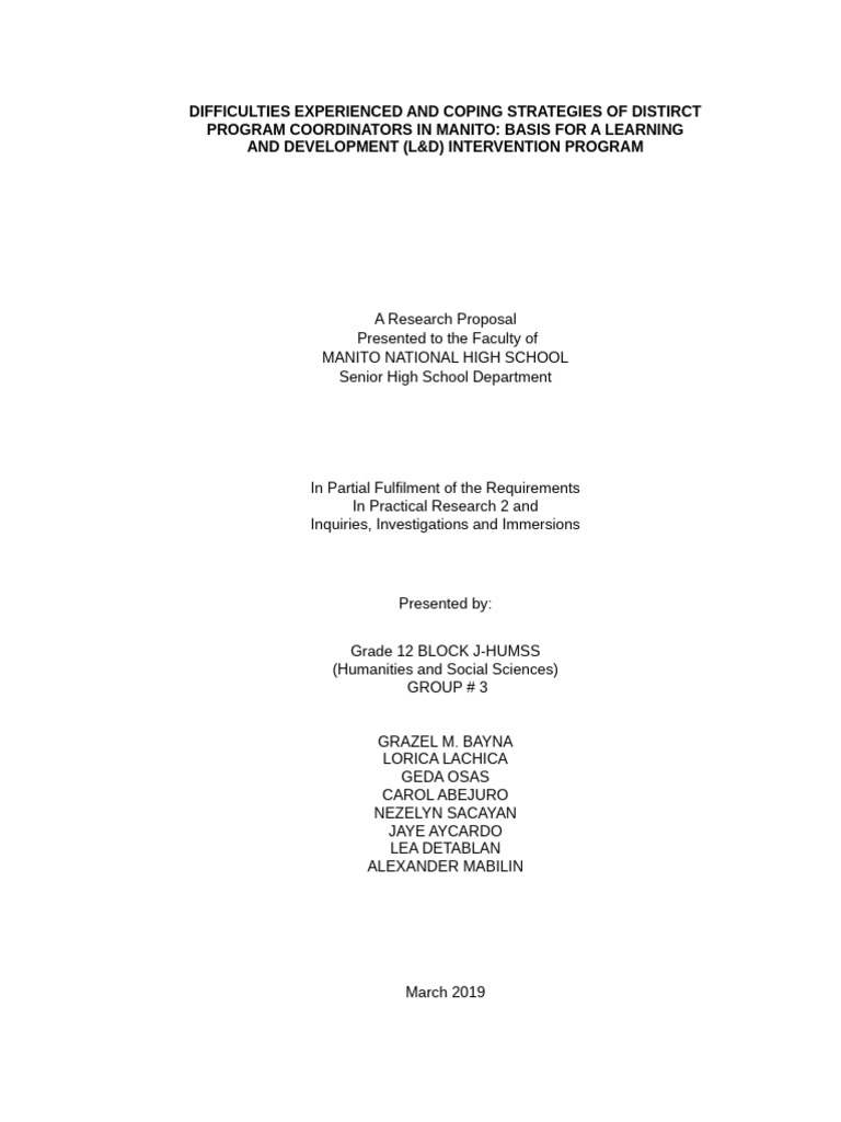 Research Proposal Template | PDF | Qualitative Research | Theory