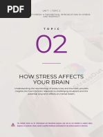Infographic: Stress | PDF | Wellness