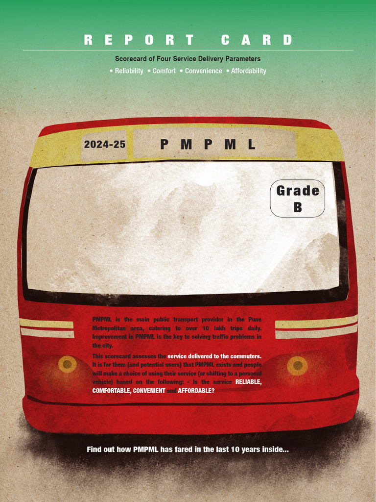 PMPML Service Scorecard 2024-25 | PDF | Bus | Transport