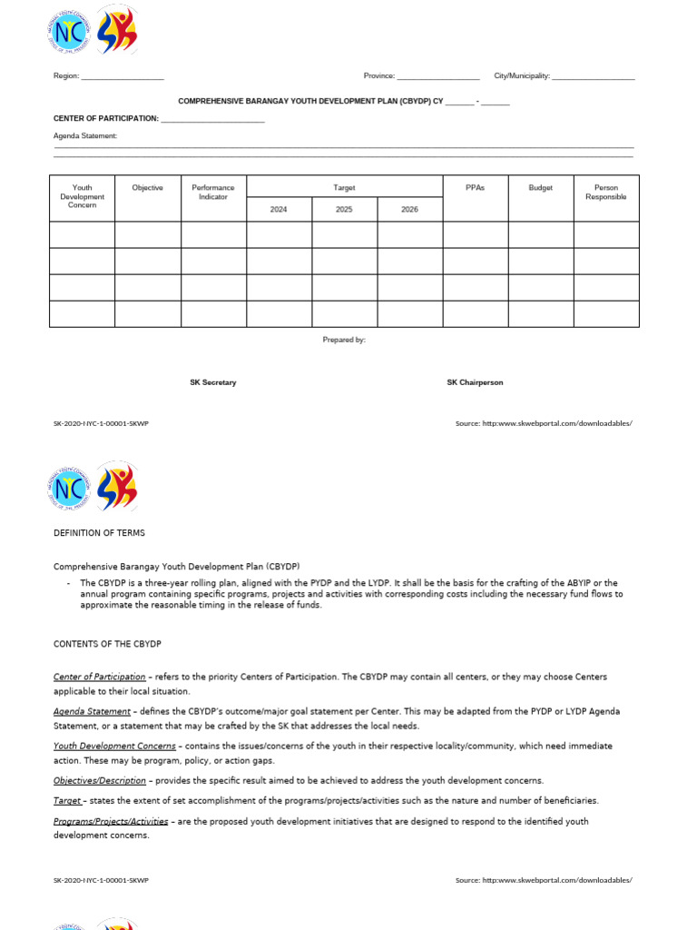 Comprehensive Barangay Youth Plan | PDF | Youth | Empowerment