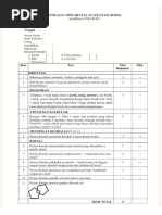 Skrining MoCA-InA untuk Kognisi | PDF