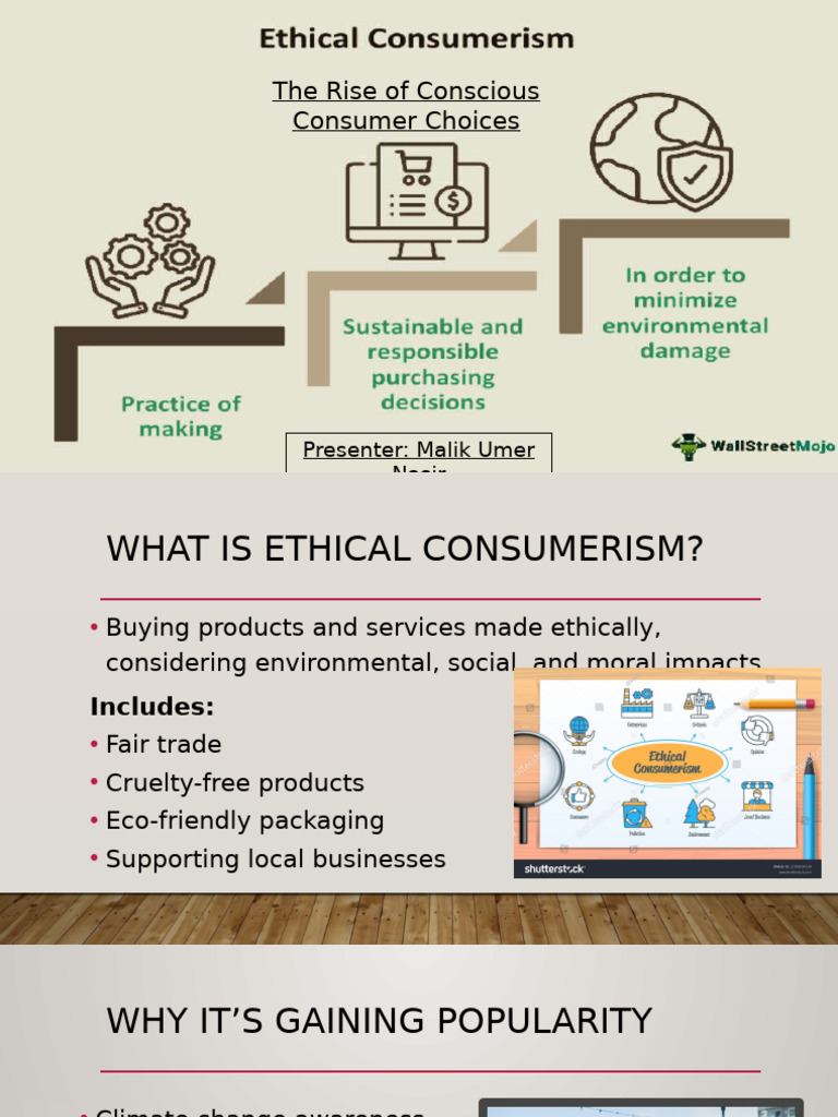 Ethical Consumerism Presentation | PDF