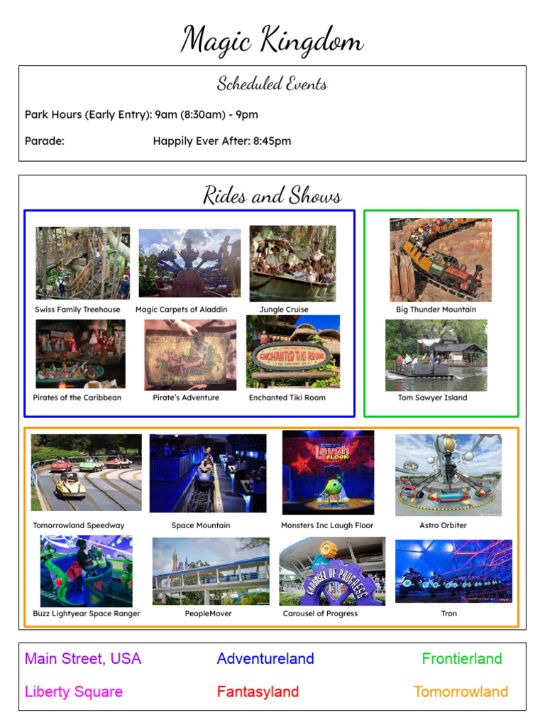 Shareable Disney Visual Guide | PDF | The Walt Disney Company Divisions ...