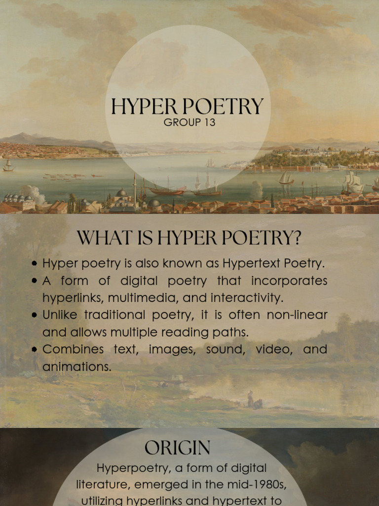 21st Century Hyper Poetry Examples | PDF