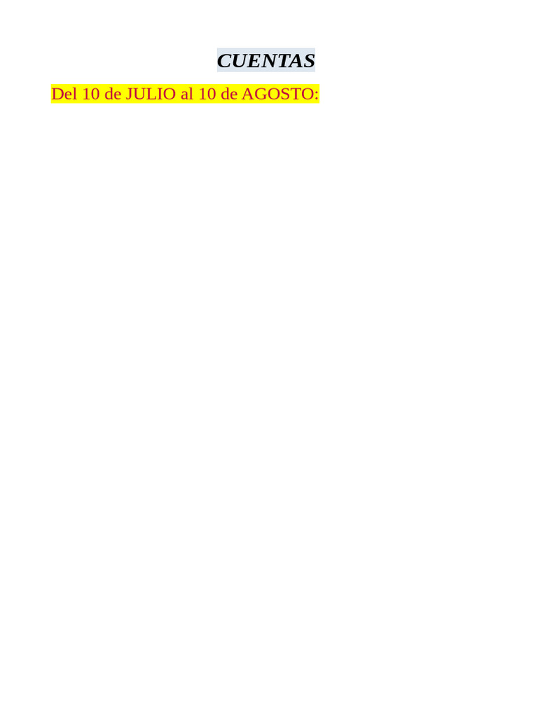 Cuent As | PDF