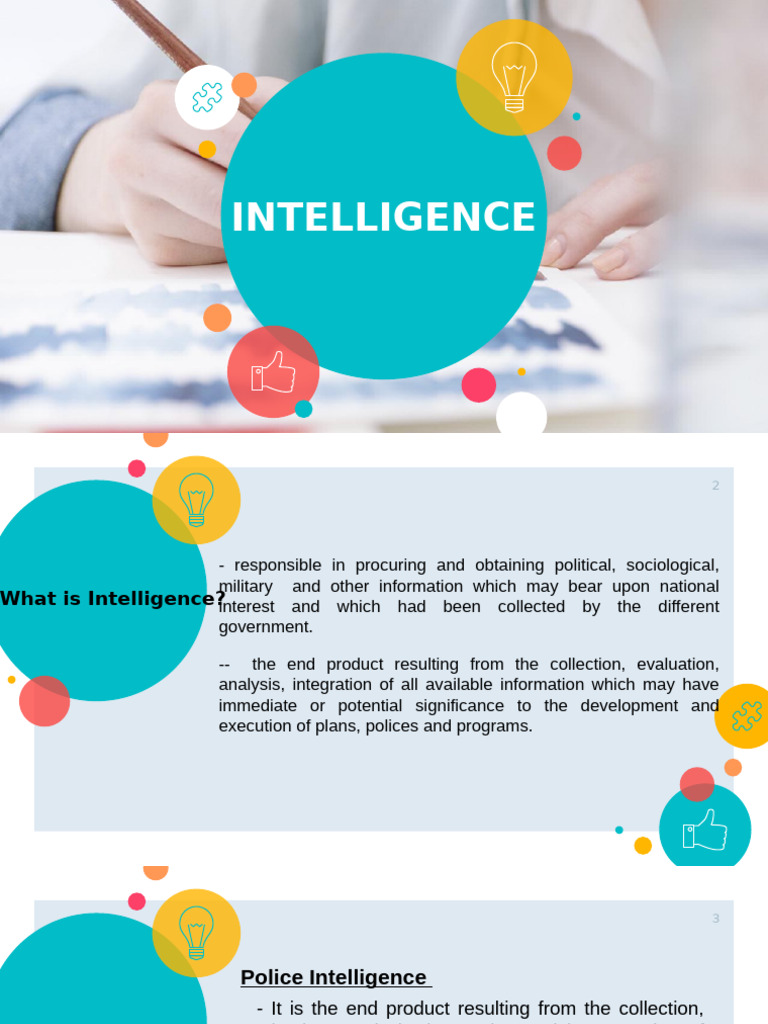 CDI 200 Introduction of Intelligence | PDF | Federal Bureau Of ...