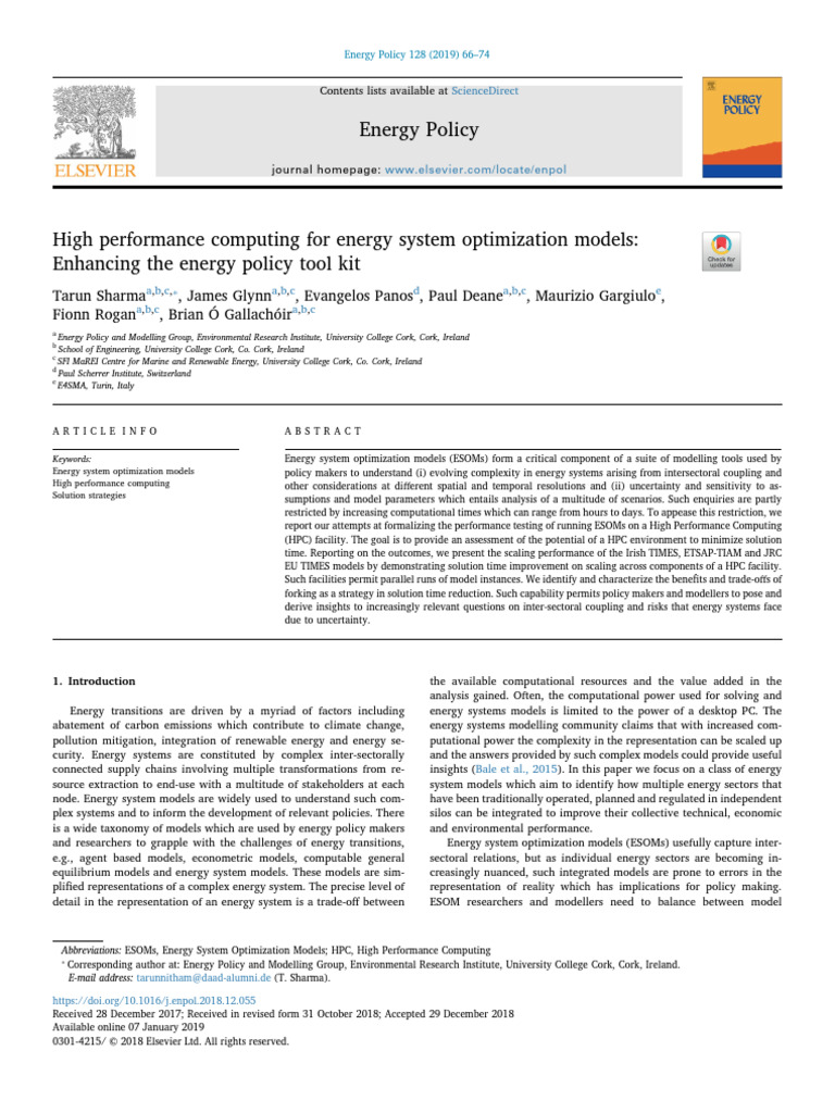 Understanding Energy System Optimization Models | PDF | Supercomputer ...