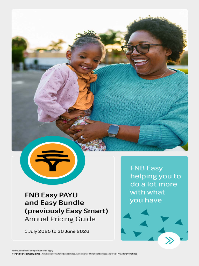 FNB Easy Account 2025 | PDF | Credit Card | Debit Card