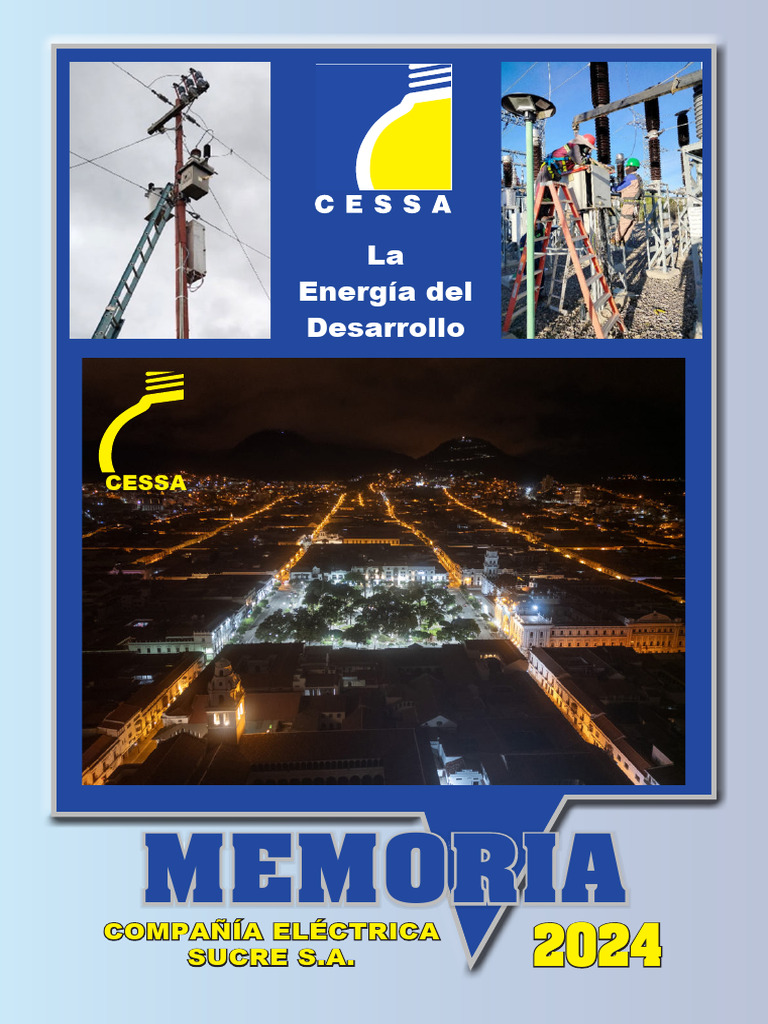 Memoria Anual 2024 Cessa | PDF | Transformador | Energia electrica