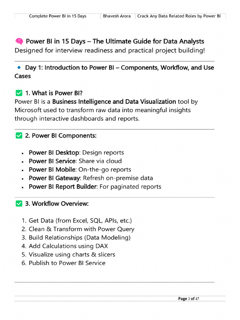 Power BI-1 | PDF