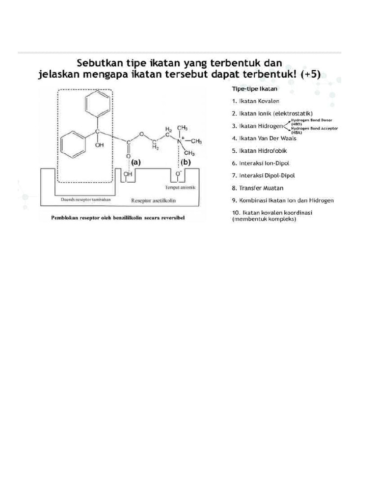 Penjelasan Ikatan Benzilkolin | PDF