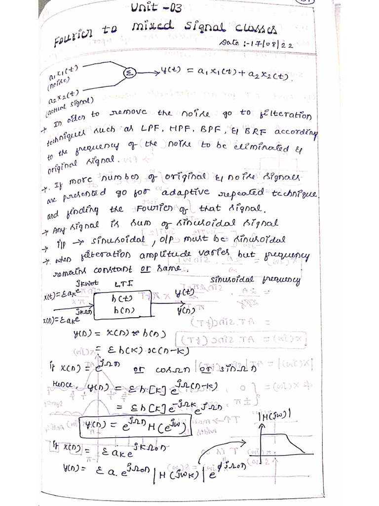 Class Notes | PDF