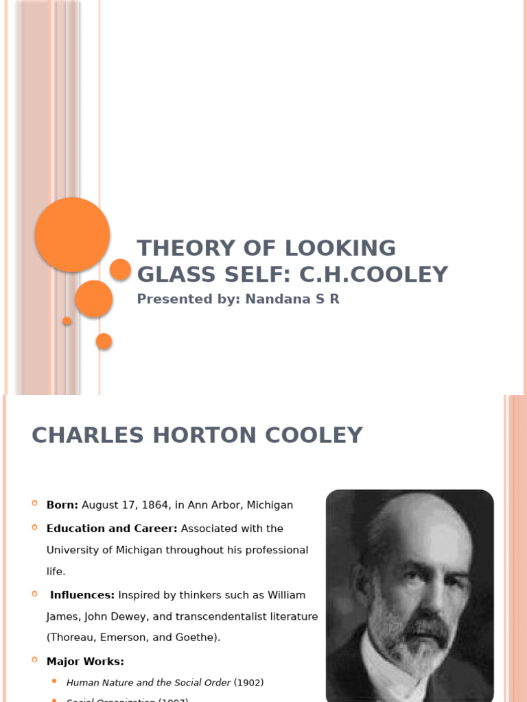 Cooley's Looking Glass Self Theory | PDF | Self Concept | Emotions