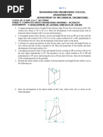 Development of Surfaces in Engineering Drawing | PDF | Euclidean ...