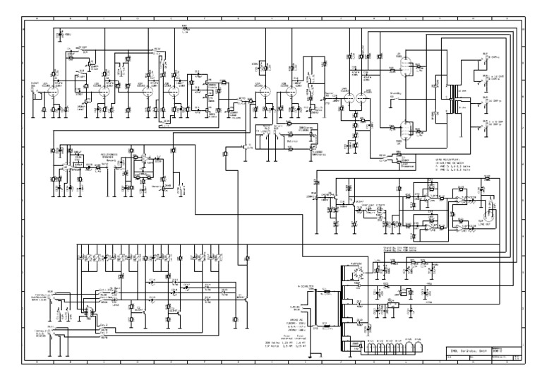 Engl Screamer 50 Amplifier Schematic Diagram | PDF