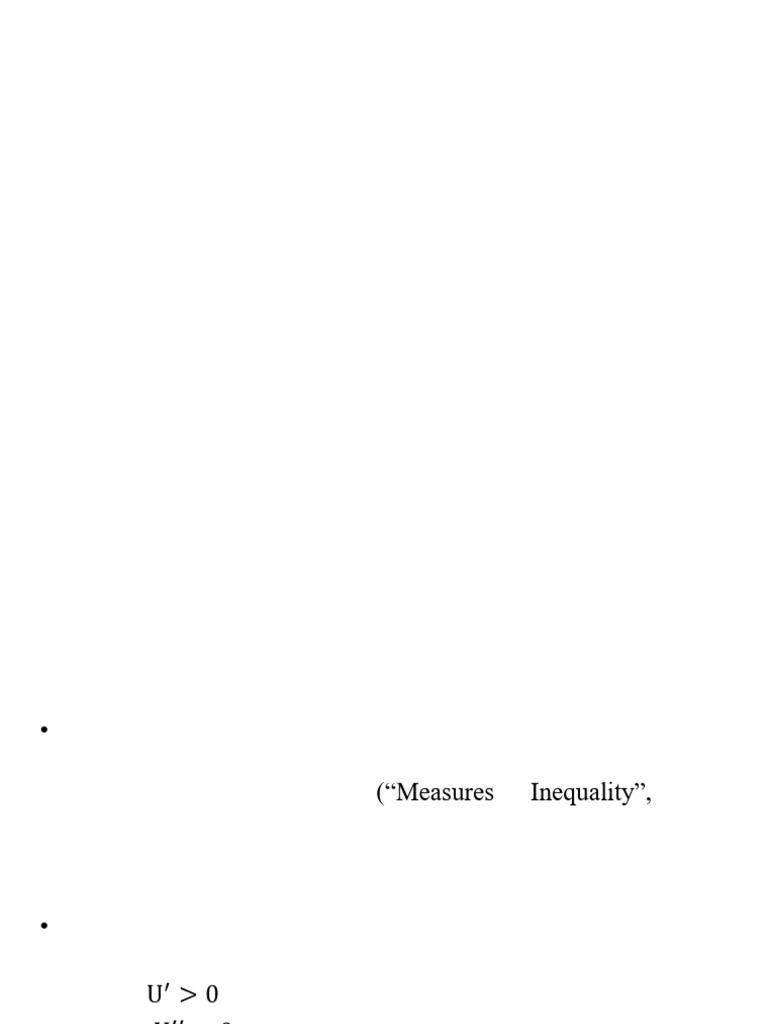 Normative Measures of Inequality Explained | PDF | Inequality ...