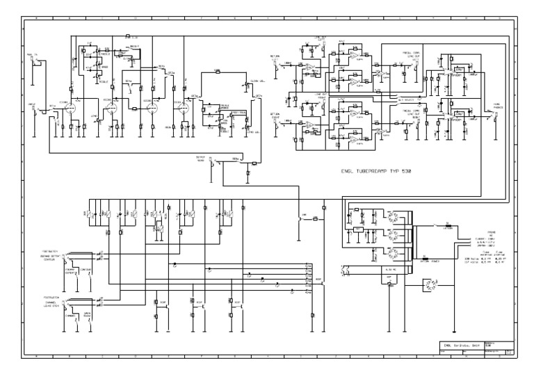 Engl E530 Amplifier Schematic | PDF
