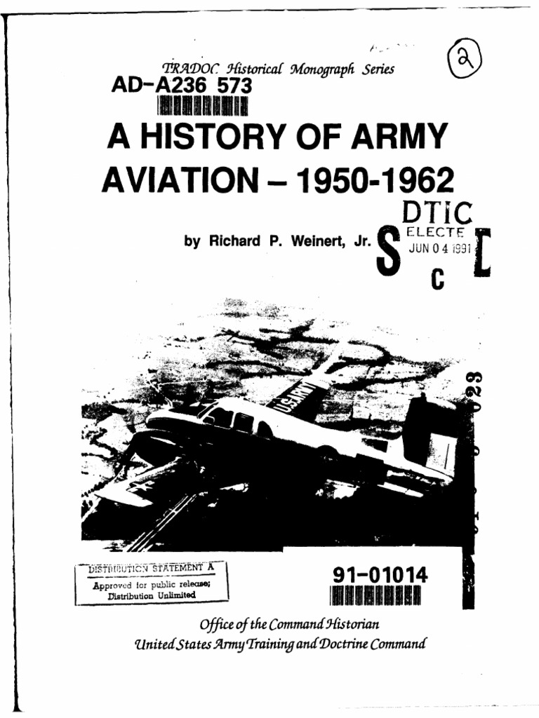 History of Army Aviation 1950-1962 | PDF | United States Army Air ...
