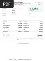 Free Online Payslip Generator - India - Zoho Payroll | PDF | Payroll ...