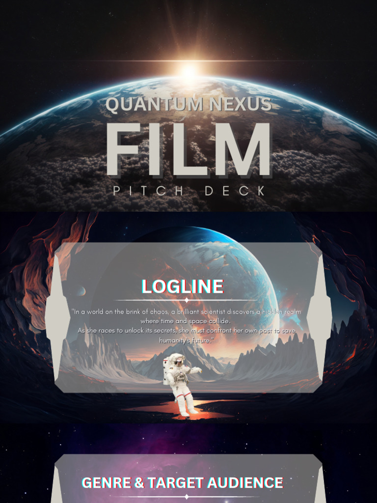 Film Pitch Deck Presentation Template | PDF