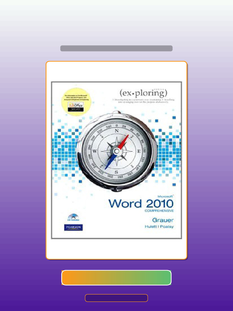 Exploring Microsoft Office Word 2010 Comprehensive 1 Edition Robert ...