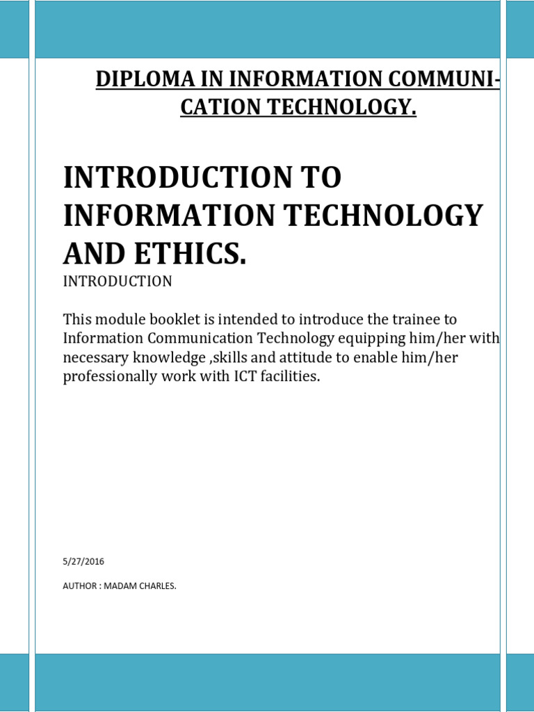 Dict Ict Notes | PDF | Random Access Memory | Computer Memory