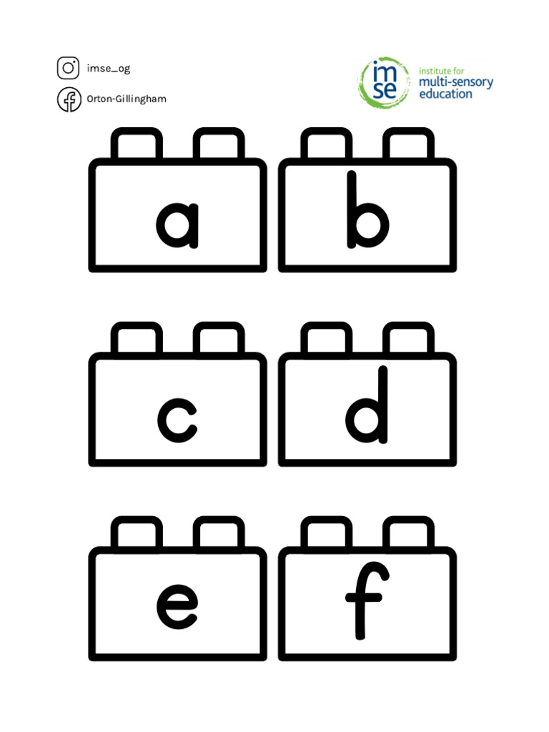 Block Word Building | PDF