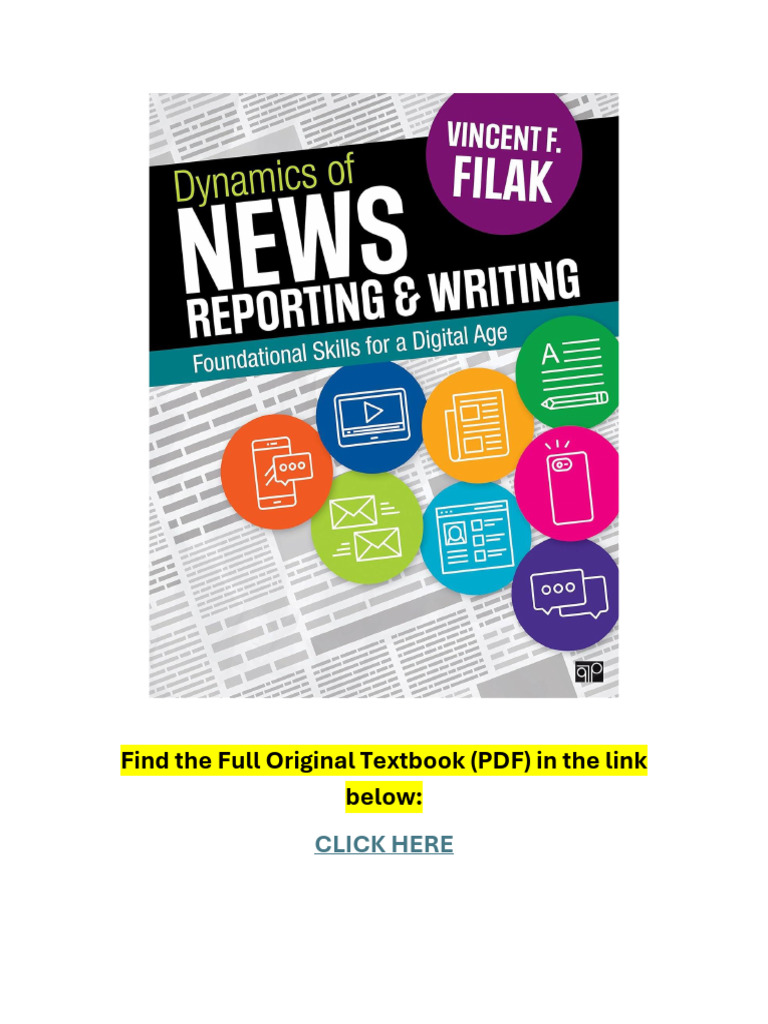 Dynamics of News Reporting & Writing | PDF | Journalism | Critical Thinking