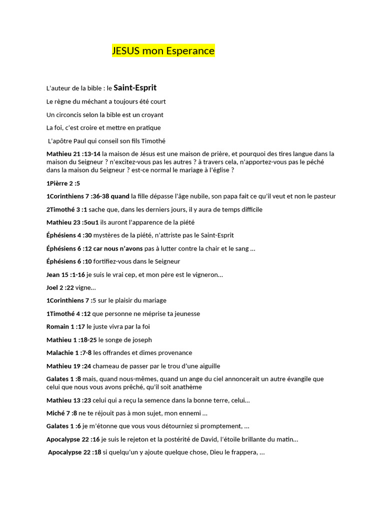 Église et Enseignement de Jésus | PDF | Église chrétienne | Pâque