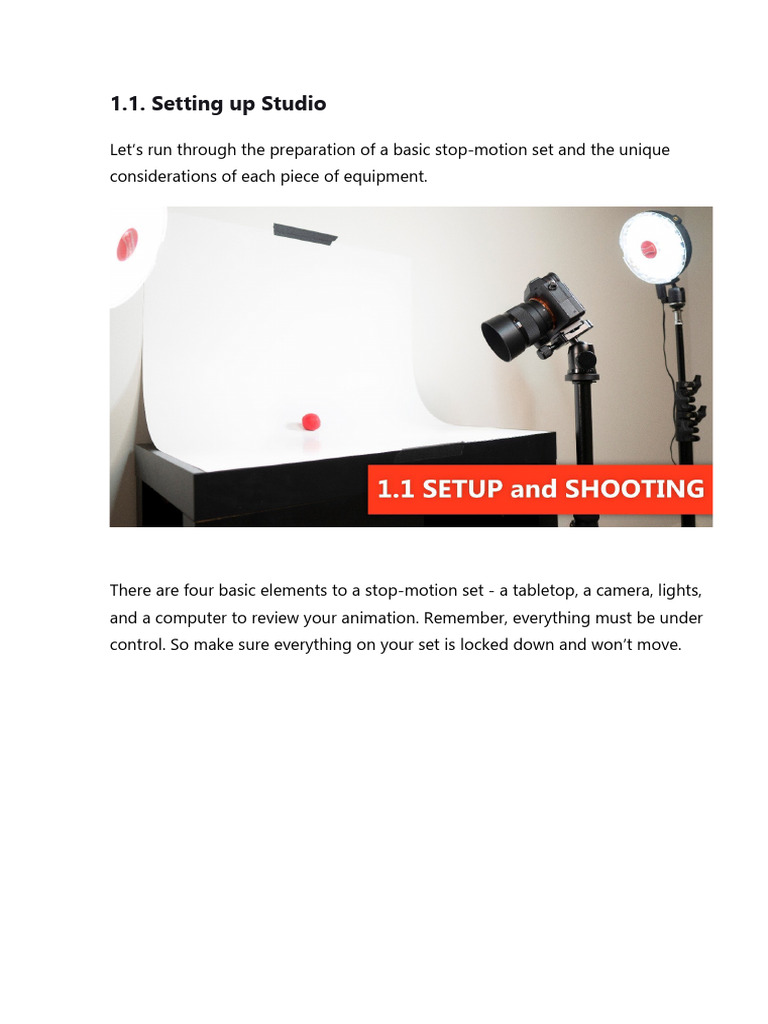 01.1. Setting Up Studio | PDF