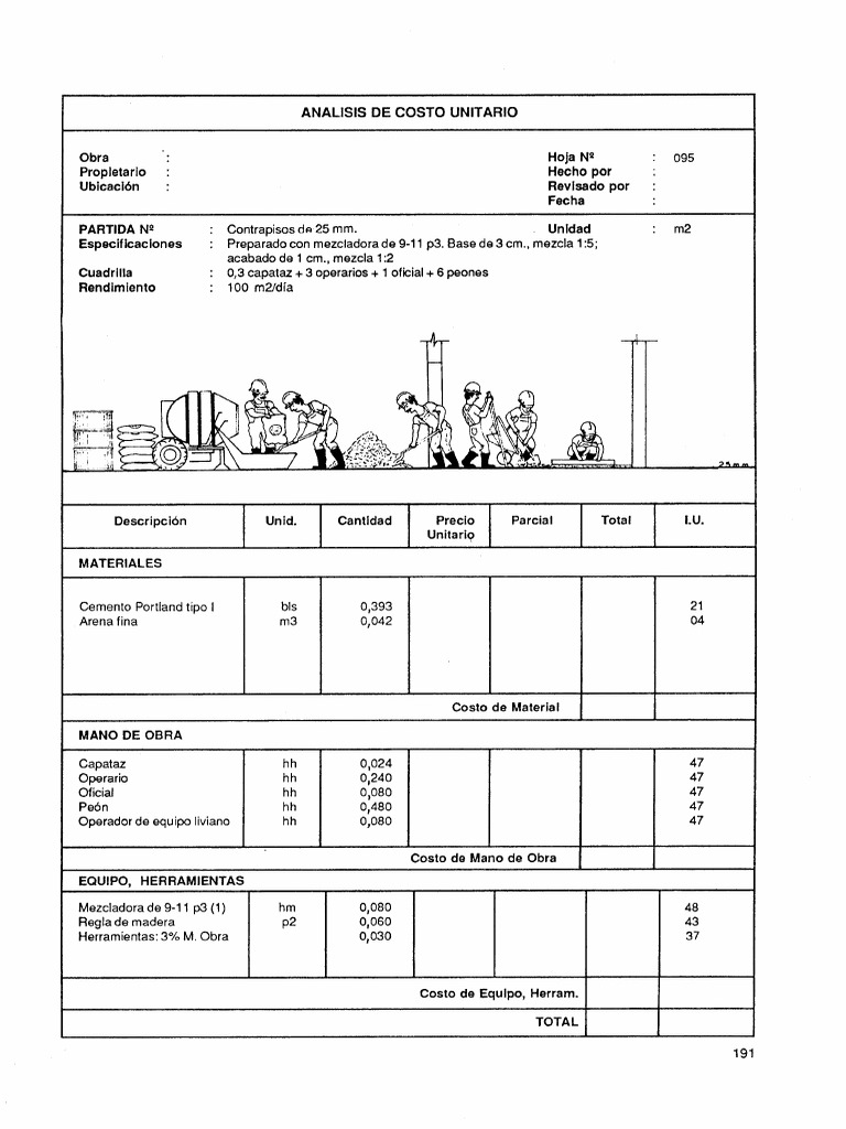Costos y Presupuestos en Edificacion CAPECO - PDF 190 | PDF