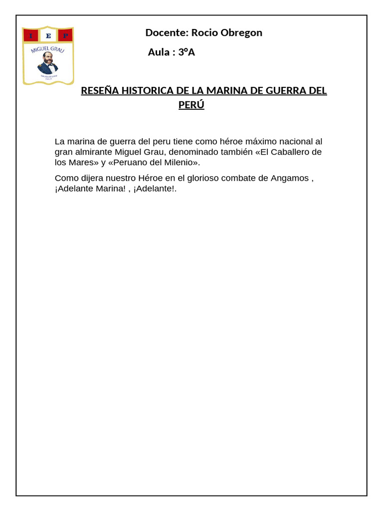 Reseña Marina | PDF