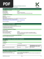 Ficha de Segurança: Bovéria-Turbo | PDF | Incêndios | Pesticida
