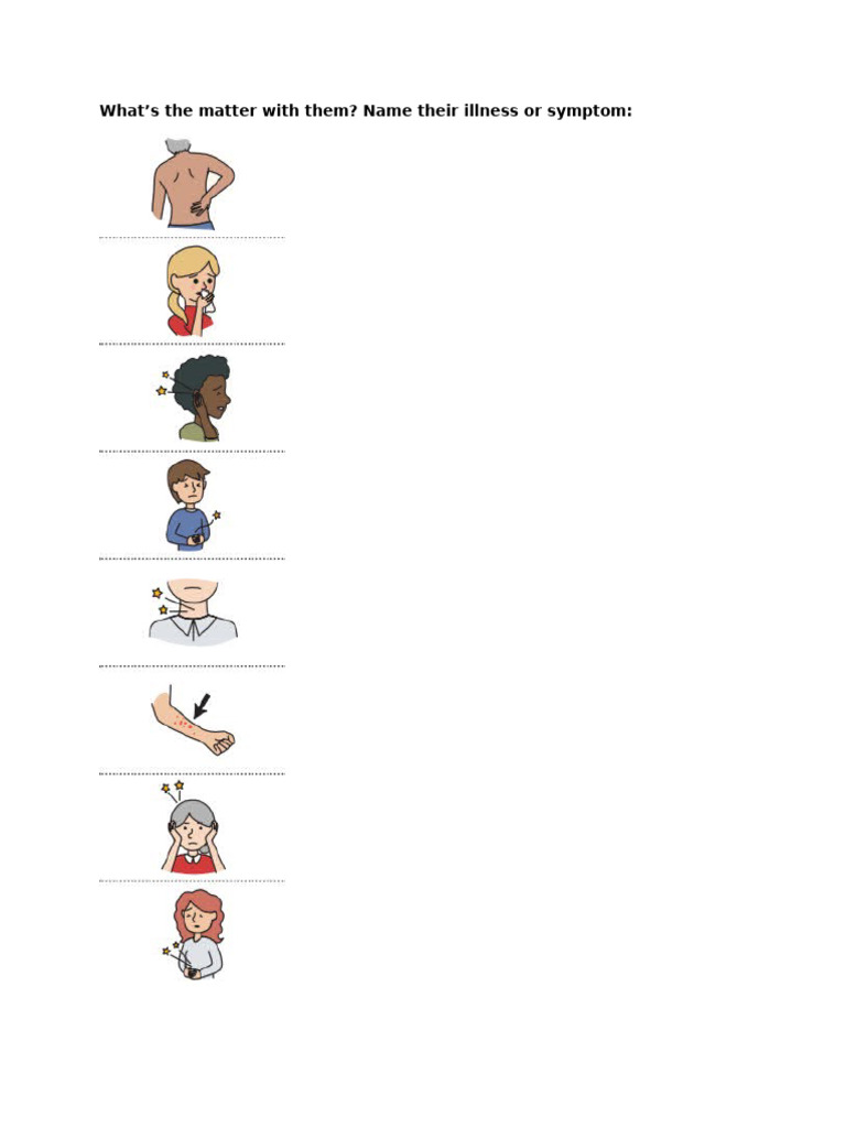 Unit 5 Lesson 2 Illness and Symptoms | PDF