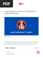 Julius Caesar Act 3 Scene 1 Translation | PDF | Julius Caesar | Mark Antony