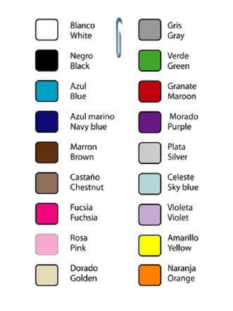 Colores en Igles | PDF