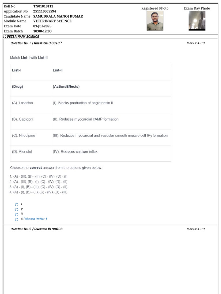 View Question Paper Manoj | PDF